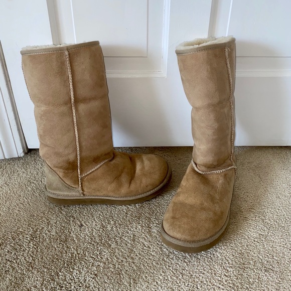 UGG | Shoes | Ugg Classic Tall Boot In Sand | Poshmark